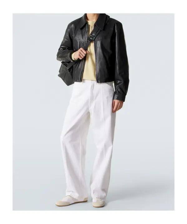 LEMAIRE Leather Blouson Jacket
