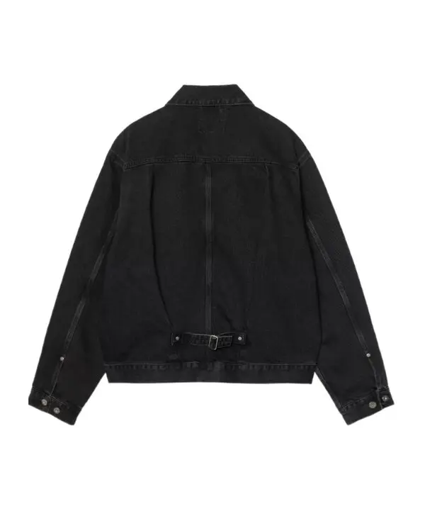 Carhartt Work In Progress Carhartt Logo Patch Denim Jacket