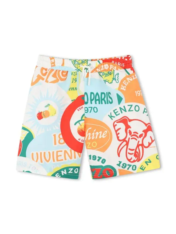 Kenzo Patterned Swimming Trunks