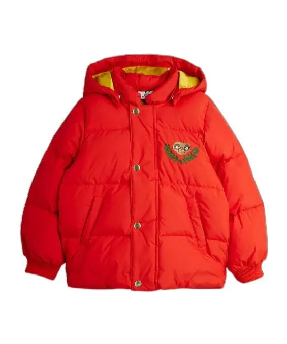 MINI RODINI Embroidered-detail Hooded Jacket