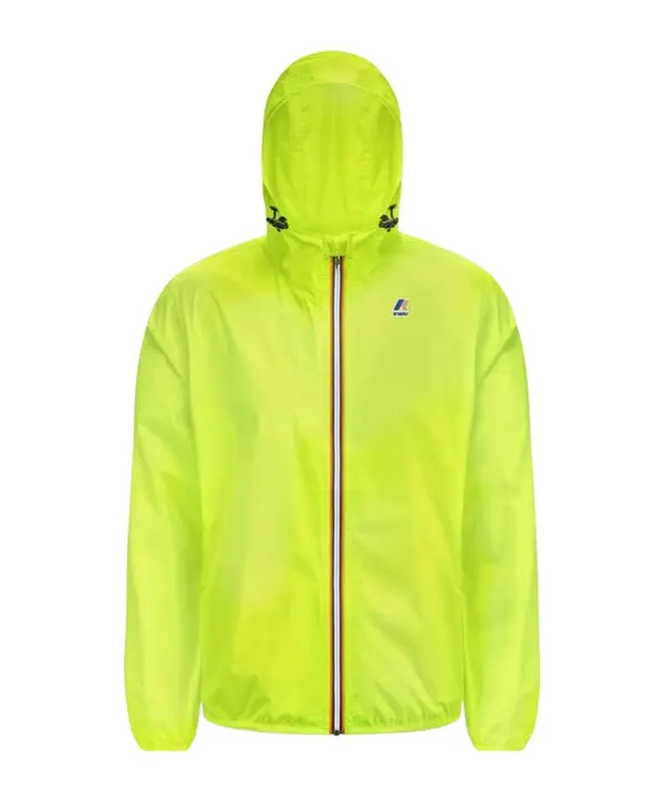 K-WAY Packable Mid Jacket With Drawstring Hood And Vents - Yellow