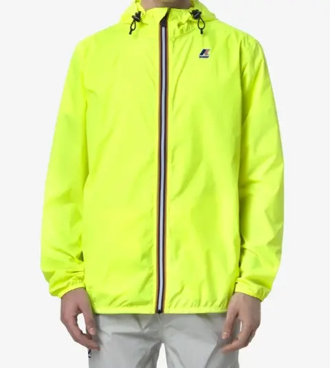 K-WAY Packable Mid Jacket With Drawstring Hood And Vents
