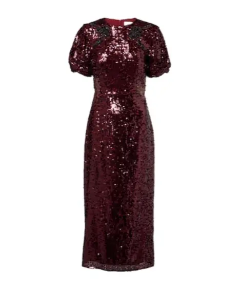 Erdem Sequined Midi Dress