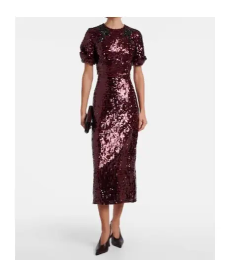 Erdem Sequined Midi Dress