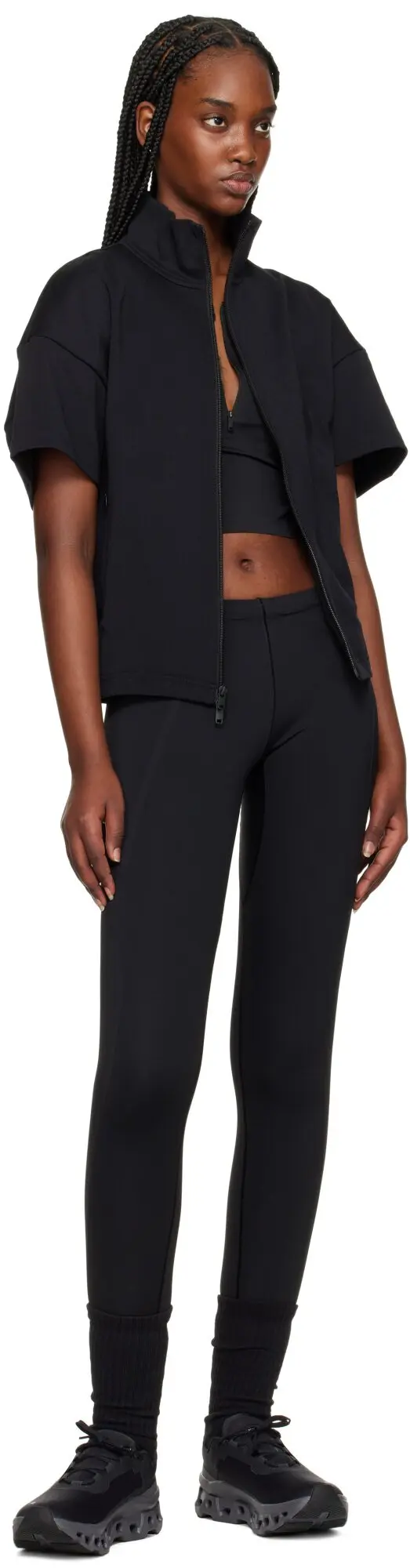 Y3 Elastic Waist Running Leggings