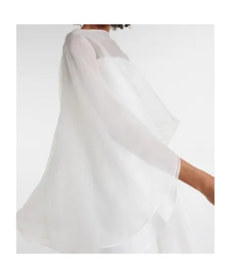 Maticevski Bridal Dhalia Caped Silk Gown