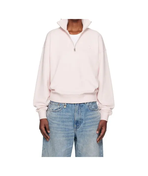 Maison Kitsuné Baby Fox Patch Half-zip Sweatshirt