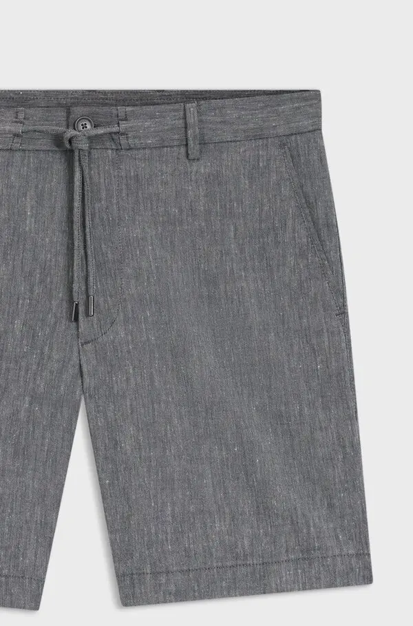 Hugo Boss Regular-fit Drawstring Shorts