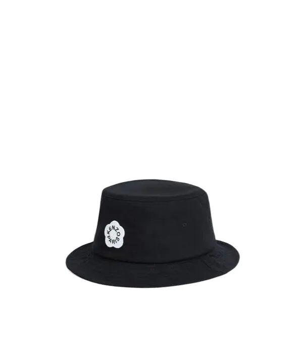 Kenzo Utility' Embroidered Hat In Cotton - Black