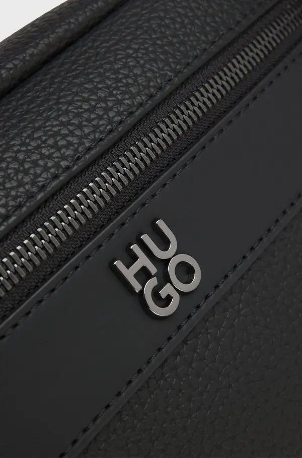 Hugo Boss Logo-plaque Zip Wash Bag