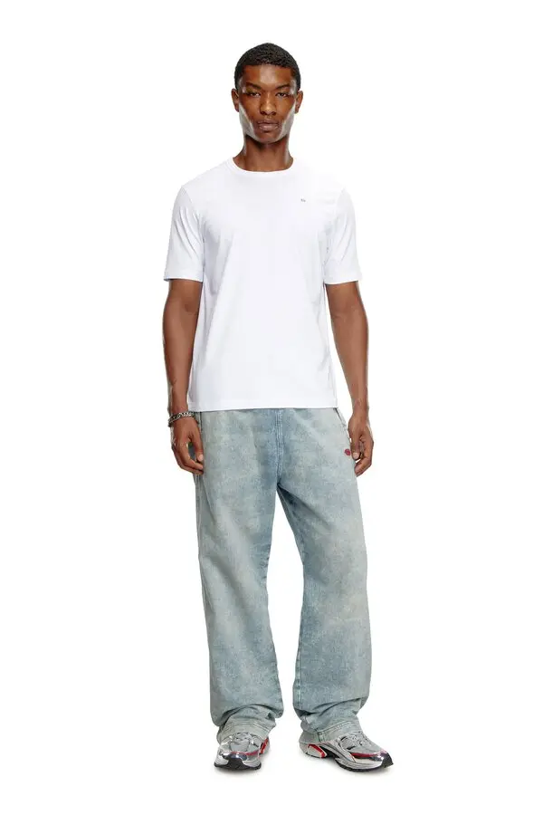 DIESEL® Logo Embroidered Crewneck T-shirt