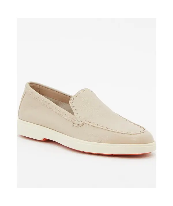 Santoni Round Head Loafer Shoes