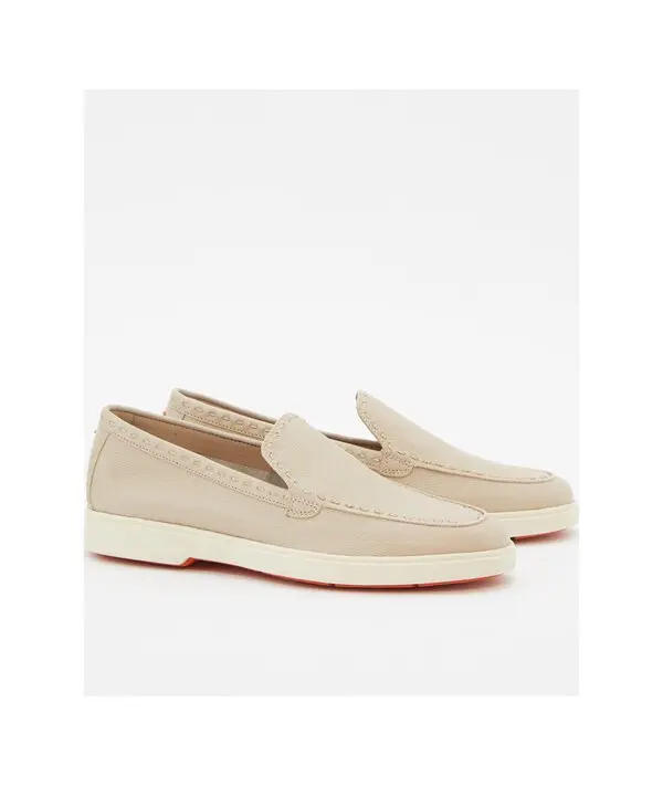 Santoni Round Head Loafer Shoes