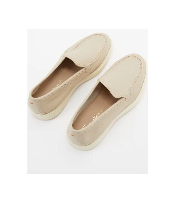 Santoni Round Head Loafer Shoes