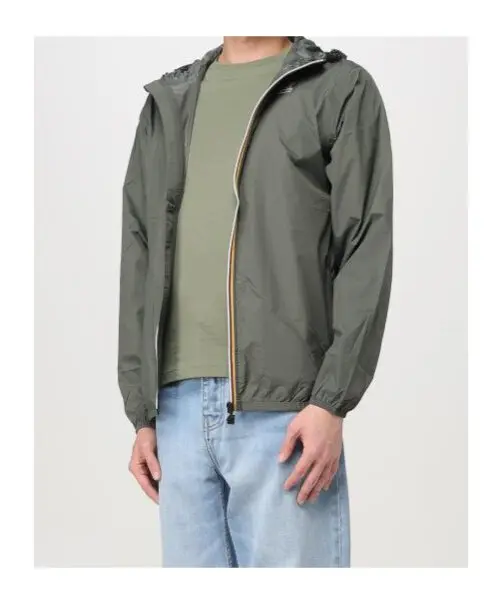 K-WAY Zip-front Hooded Jacket