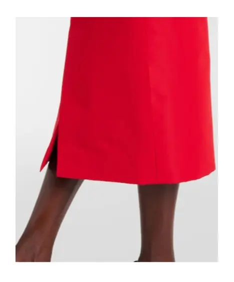 Carolina Herrera Off-shoulder Silk Cocktail Dress With Ruffled Sleeves