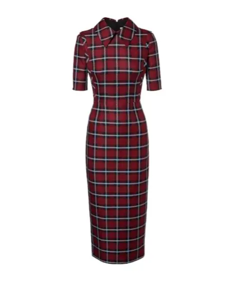 EMILIA WICKSTEAD Valletta Wool-blend Midi Dress