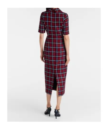 EMILIA WICKSTEAD Valletta Wool-blend Midi Dress