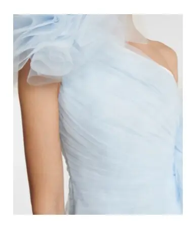 Giambattista Valli One-shoulder Tulle Minidress