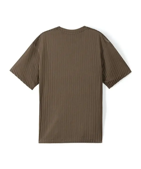 Satisfy Auralite Pleated T-shirt - Brown