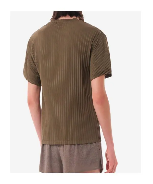 Satisfy Auralite Pleated T-shirt - Brown