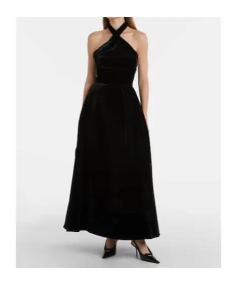 Elie Saab Halterneck Velvet Gown