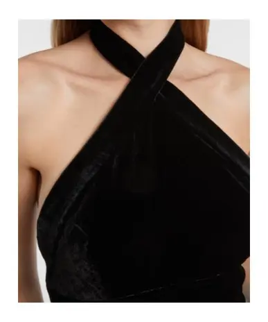 Elie Saab Halterneck Velvet Gown