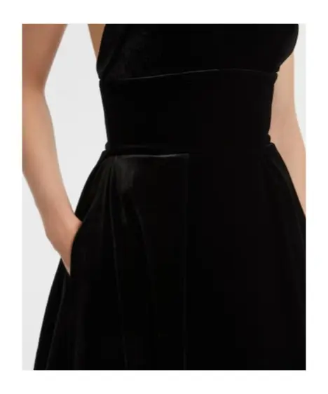 Elie Saab Halterneck Velvet Gown