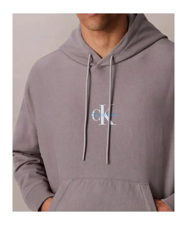 Calvin Klein Fleece Monogram Logo Hoodie