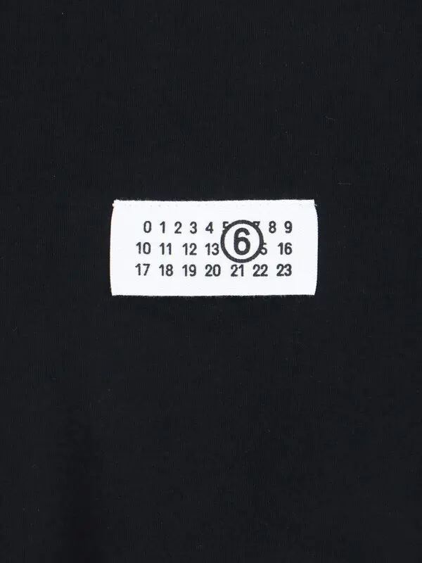MAISON MARGIELA Logo Patch Crewneck Sweatshirt