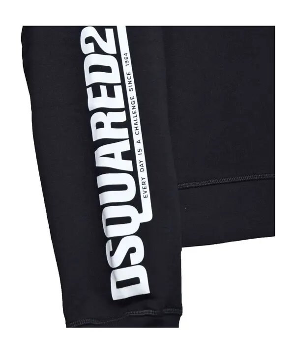 Dsquared2 Logo Printed Drawstring Hoodie