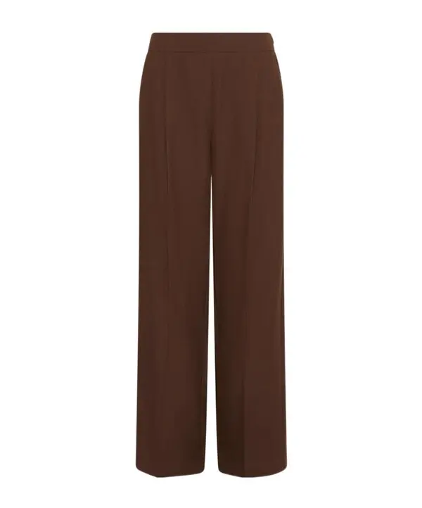 Marella Washed Linen-blend Trousers