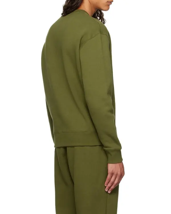 Maison Kitsuné Fox Head Patch Crewneck Sweatshirt