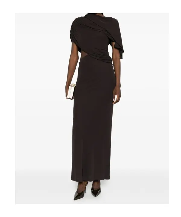Alberta Ferretti Draped Dress