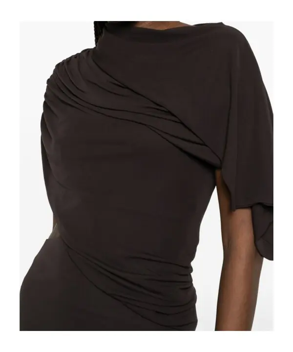 Alberta Ferretti Draped Dress