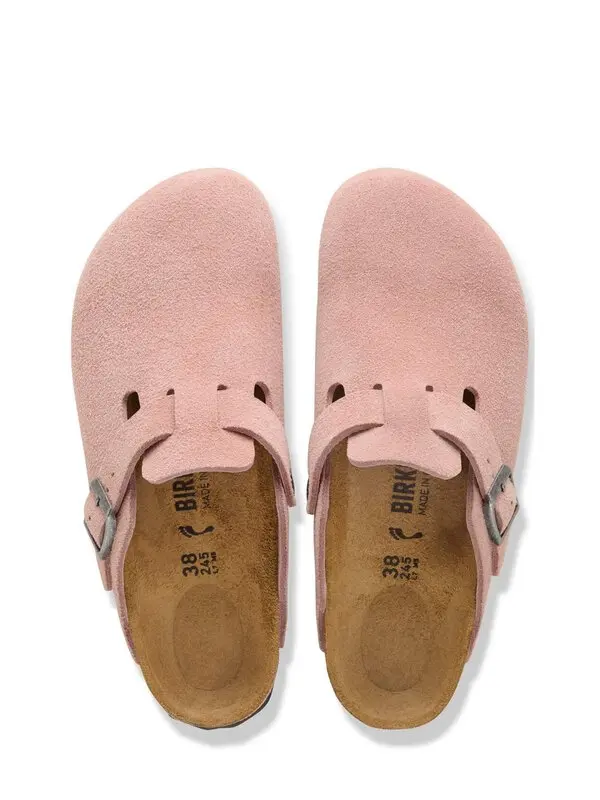 BIRKENSTOCK Boston Suede Clogs