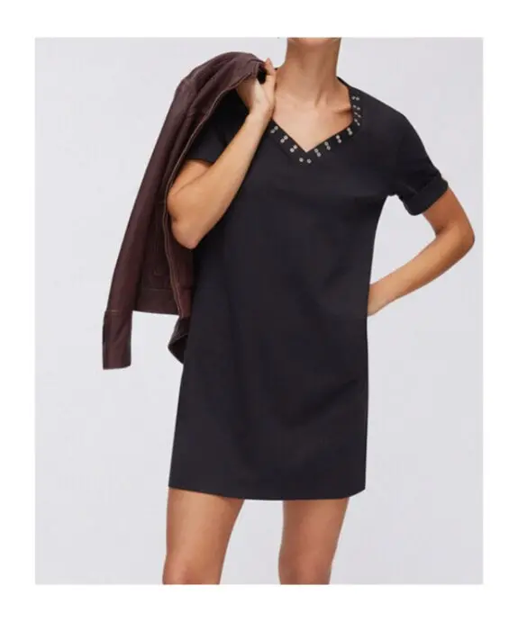 Liu Jo Decorative Eyelets Short Dress