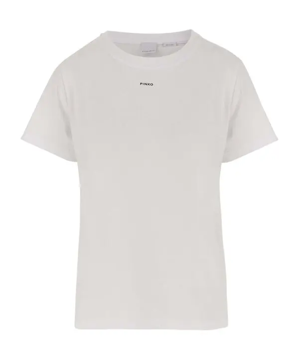 Pinko Logo-printed Crewneck T-shirt