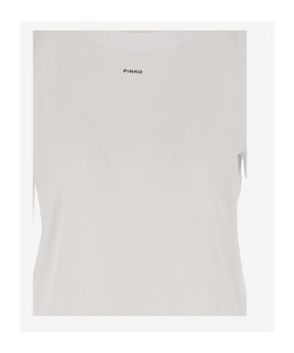 Pinko Logo-printed Crewneck T-shirt