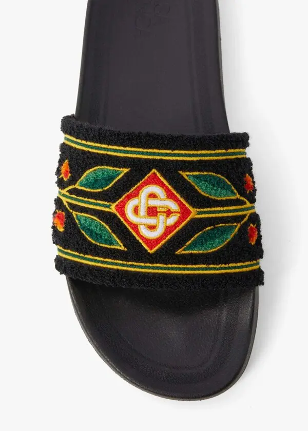 Casablanca Round-toe Open-toe Slides