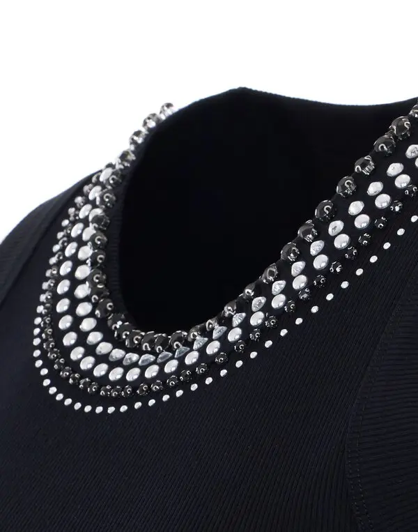 Liu Jo Sleeveless Embellished Top