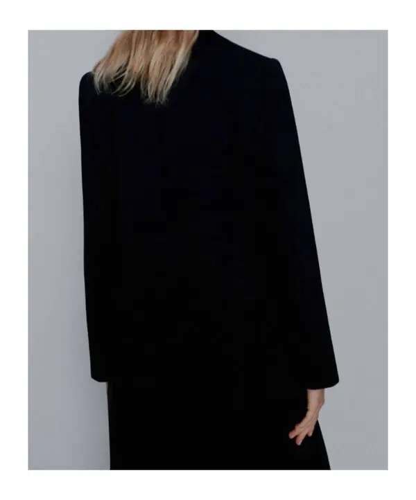 Marella Envers Satin Collarless Blazer