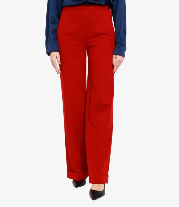 SEMICOUTURE Elastic Waist Casual Pants