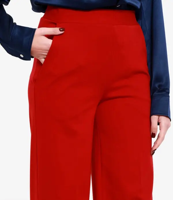 SEMICOUTURE Elastic Waist Casual Pants