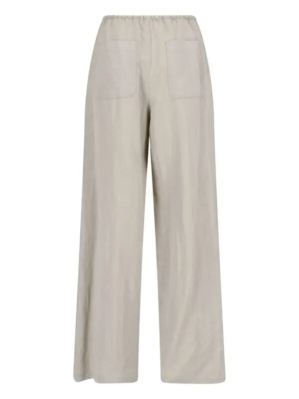DUNST Drawstring Wide-leg Pants