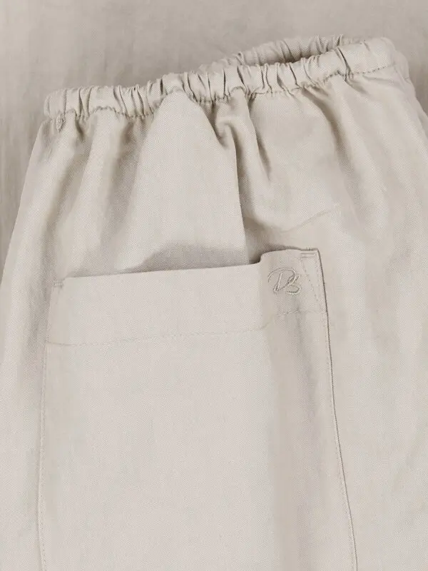 DUNST Drawstring Wide-leg Pants