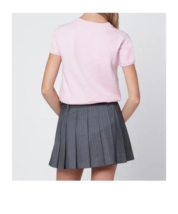 DUNST Wool Blend Short-sleeve Top
