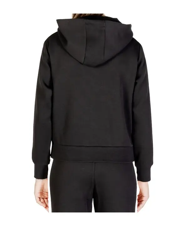 Guess Zip-up Hooded Sweatshirt With Embroidered Logo