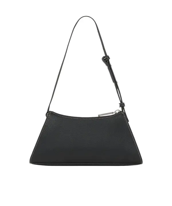 Karl Lagerfeld Zip-detail Curved Shoulder Bag