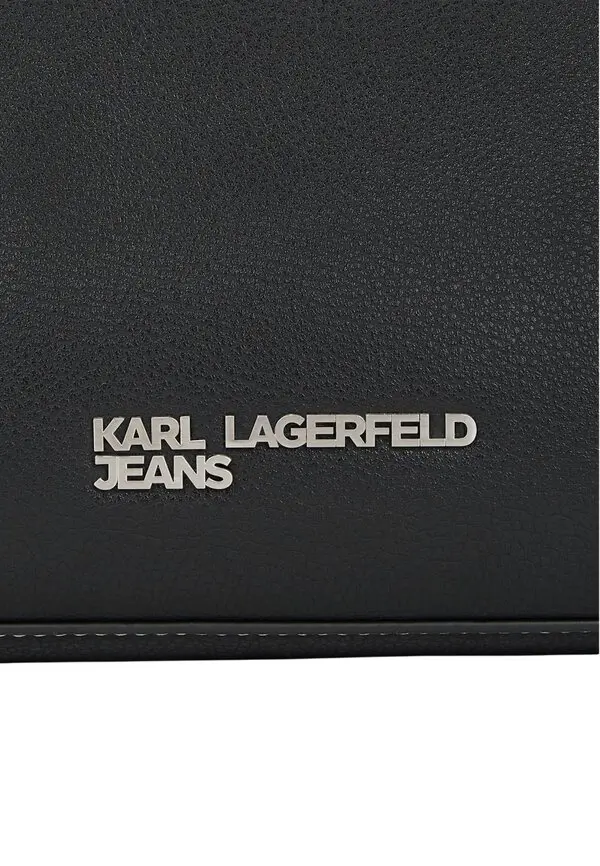Karl Lagerfeld Zip-detail Curved Shoulder Bag
